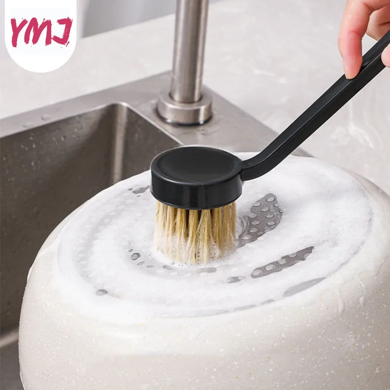 Long-Handle-Cleaning-Brush-Kitchen-Pan-Pot-Bowl-Tableware-Brush-Dish ...