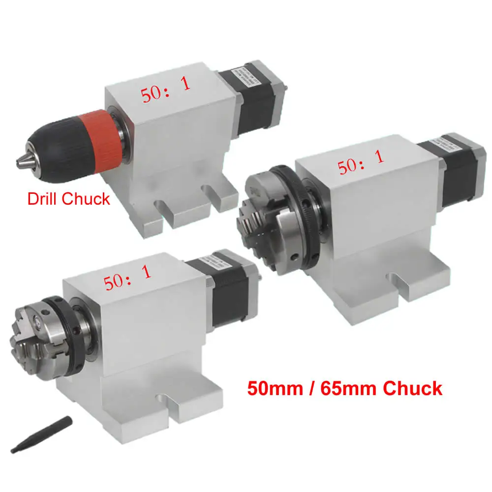 Harmonicgear-CNC-Rotary-Axis-Harmonic-Drive-Reducer-3-Jaw-50mm-65mm ...