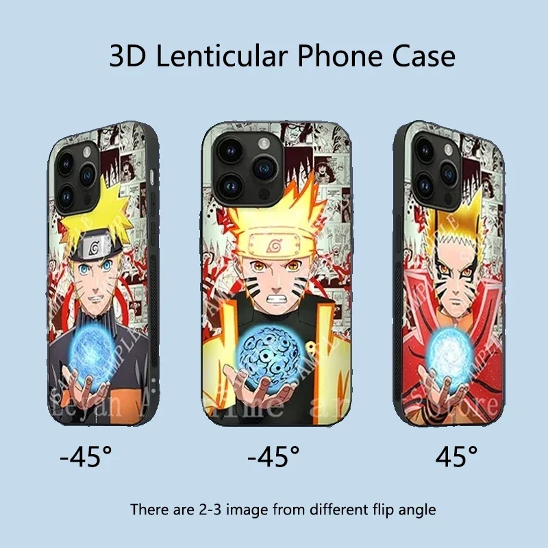 VIP-CUSTOM-3D-Lenticular-Phone-Case-DRAGON-BALL-ONE-PIECE-NARUTO ...