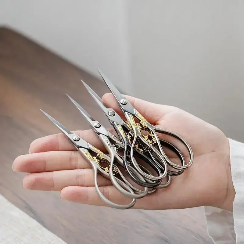 Professional-Sewing-Shears-Decorative-Antique-Tailor-Scissors-Cross ...