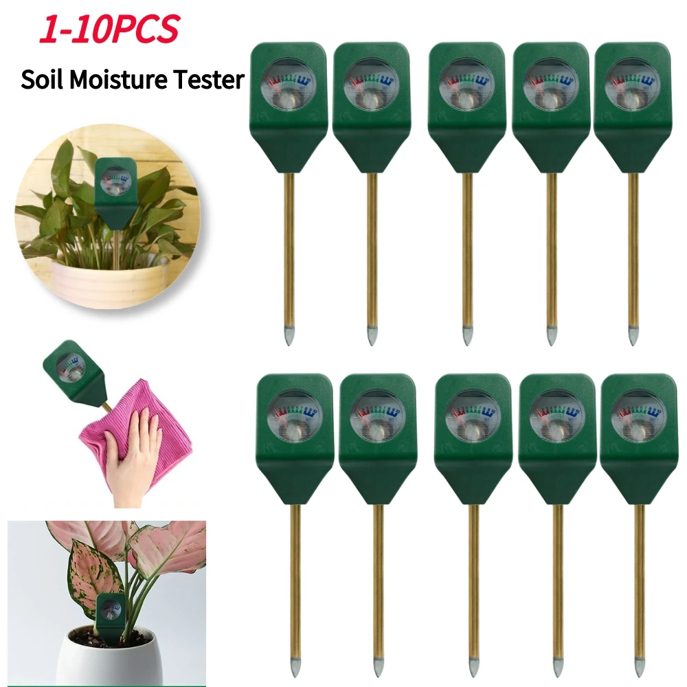 1-10PCS-Mini-Flower-Potted-Soil-Analyzer-Moisture-Meter-Hygrometer ...