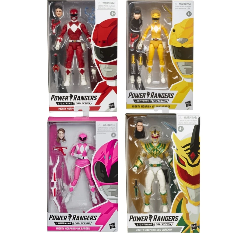 Figuras de acción de personajes de Power Rangers, figuras de acción de ...