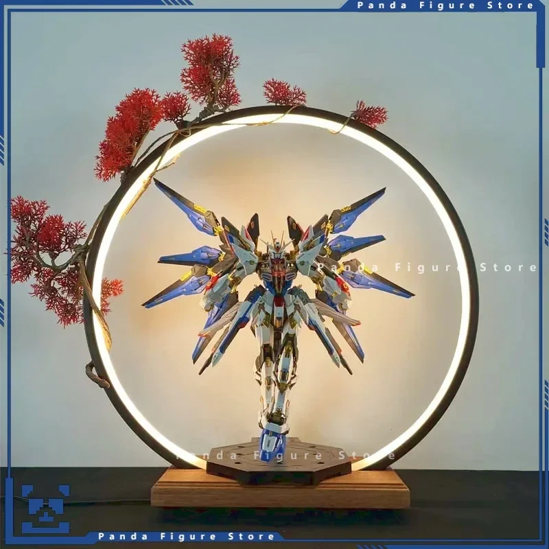 Gundam-Anime-Mobile-Suit-Light-LED-Ring-Lamp-USB-Display-Bracket-Light ...
