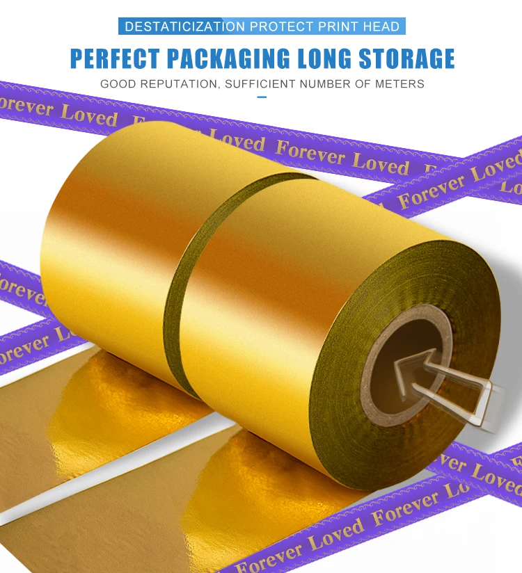Satin-Ribbon-Gold-Foil-Printer-Professional-50mm-width100m-Length ...