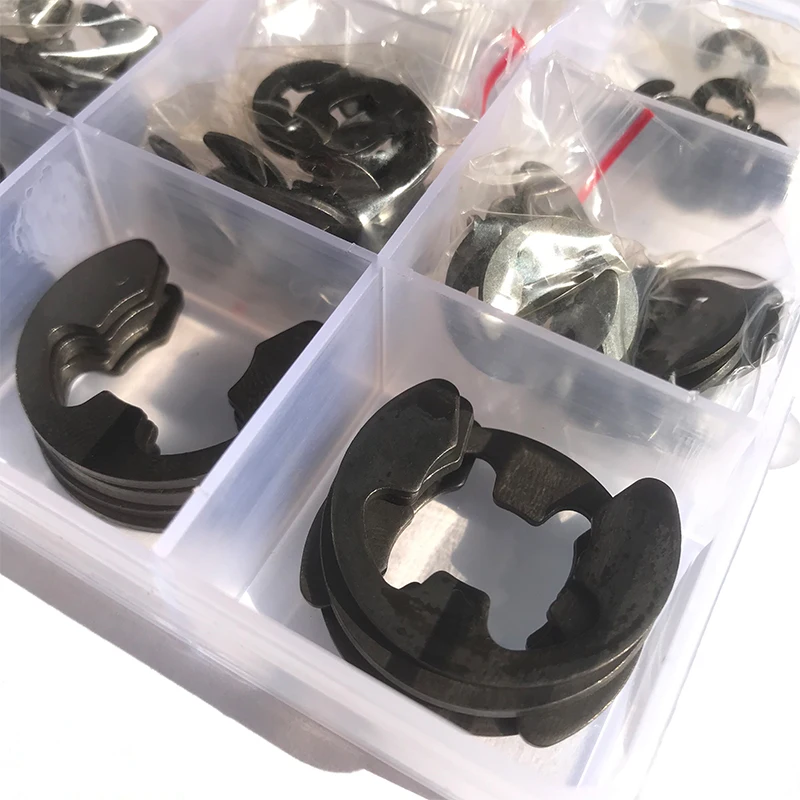 215-320pcs-E-Clip-Set-Circlip-Washe-M1-2-to-M15-Black-Carbon-Steel ...