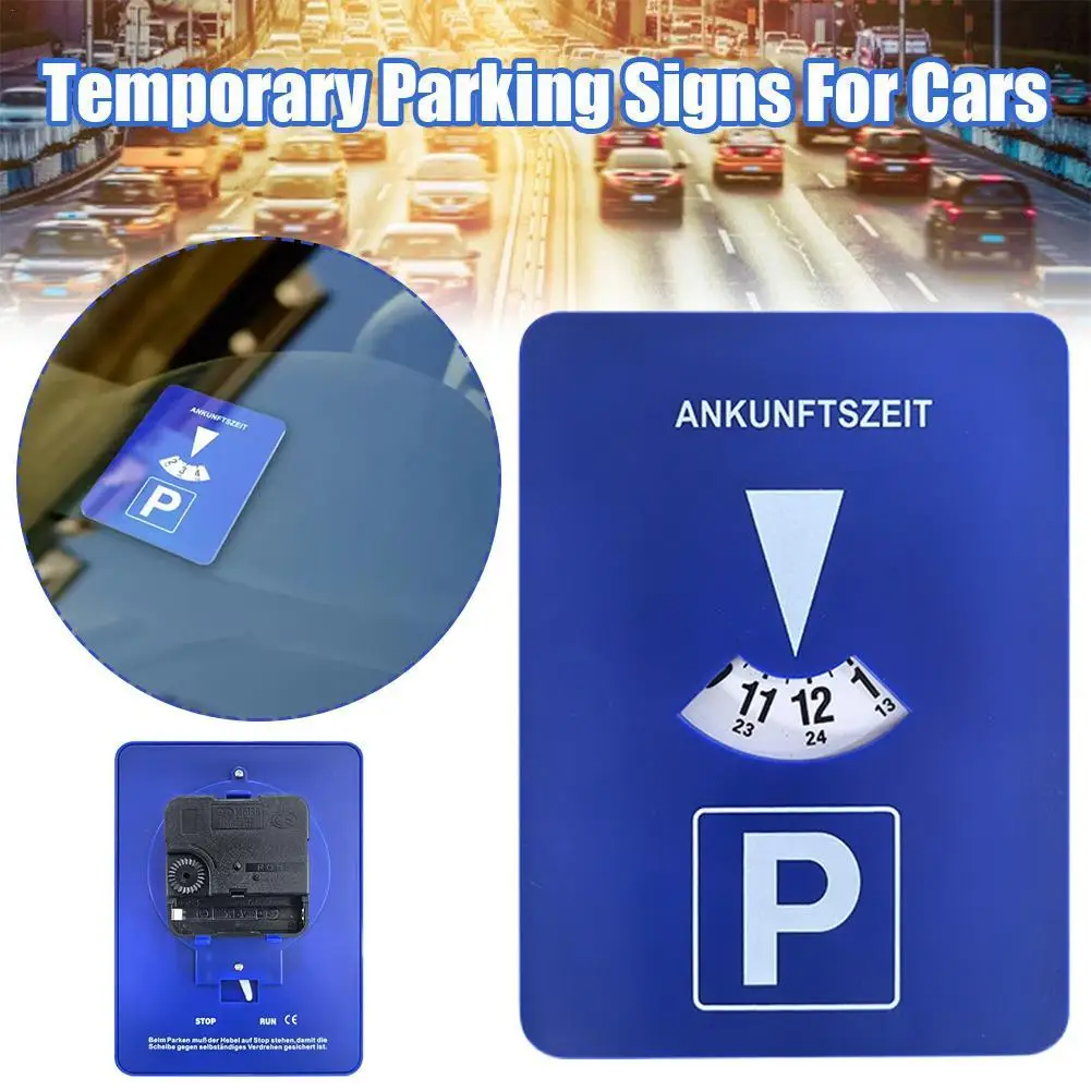 Digital Parking Timer Plastic Parking Clock Signboard Blue Portable ...