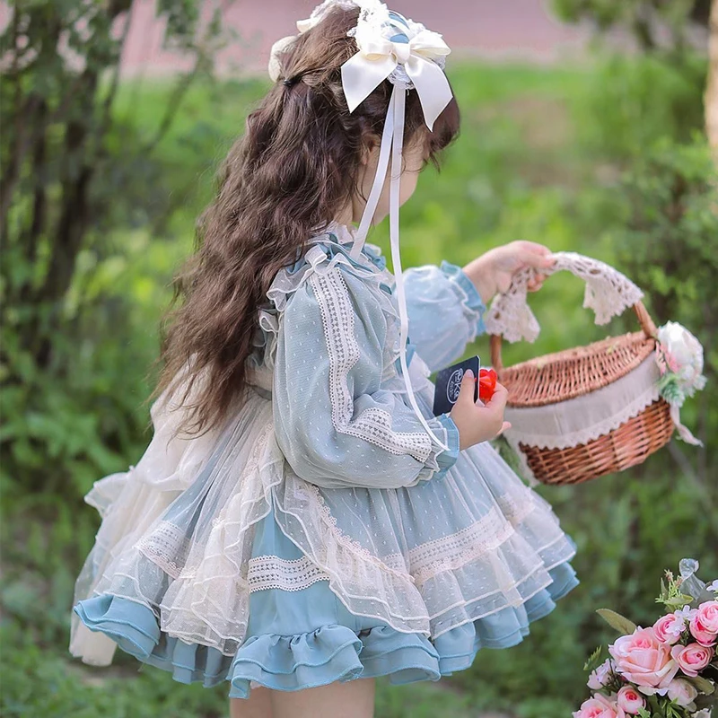 Winter Thicker Lolita Dress Girls Kids 1Y Birthday Dress New Year Dress ...