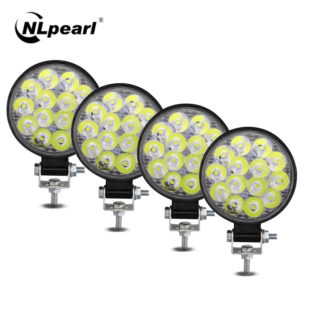Nlpearl-12V-24V-Led-Light-Bar-42W-Mini-LED-Work-Light-Spotlight-Offroad ...