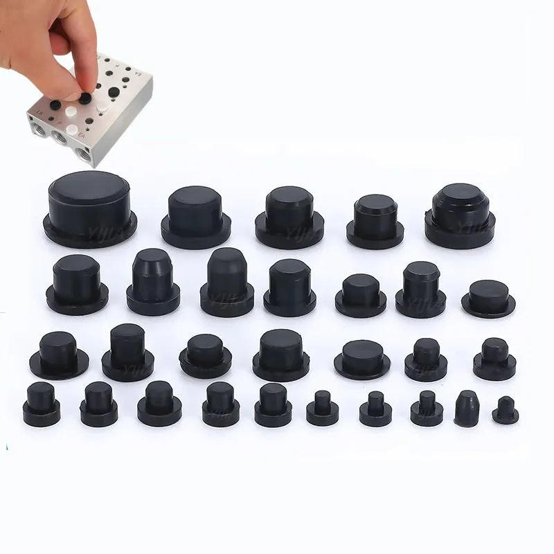 10pcs-Round-Solid-Silicone-Rubber-Seal-Hole-Plugs-T-Type-High ...