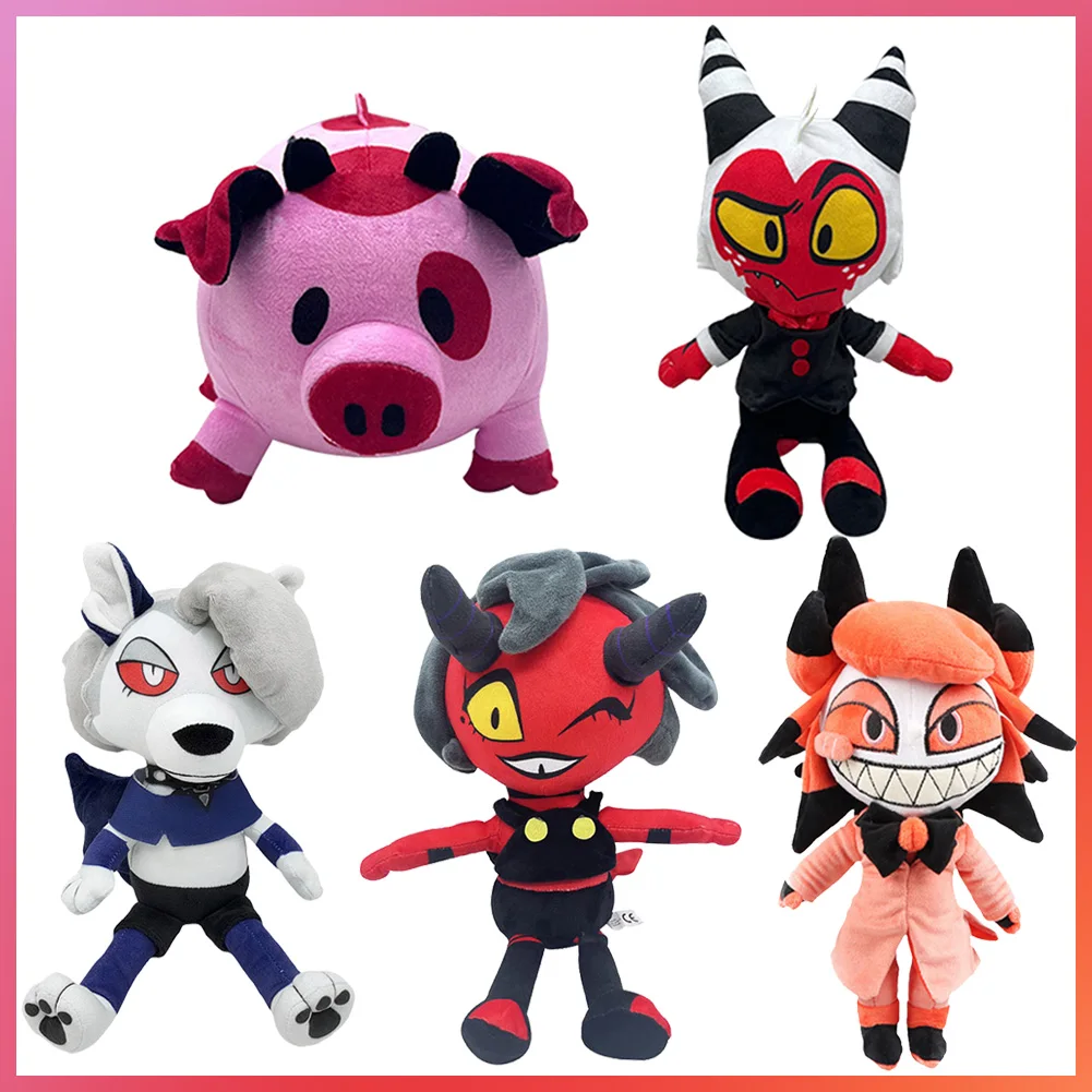 Cartoon Helluva Cosplay Boss Fantasy Props 23CM Blitzo Moxxie Plush ...