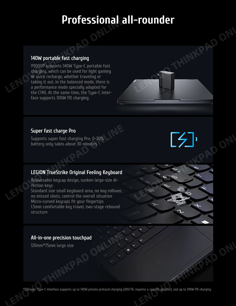 Lenovo Legion Y9000P 2024 E-sports Gaming Laptop Core i9-14900HX RTX ...