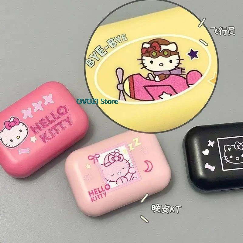 Hello-Kitty-Contact-Lens-Case-Sanrio-Pupil-Companion-Box-With-Mirror ...