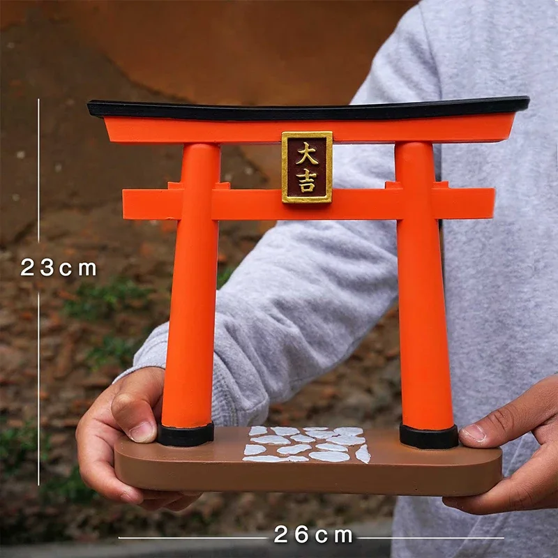 Fish Shrine Torii Gate Japanese Aquarium Decor Miniature Ornament ...