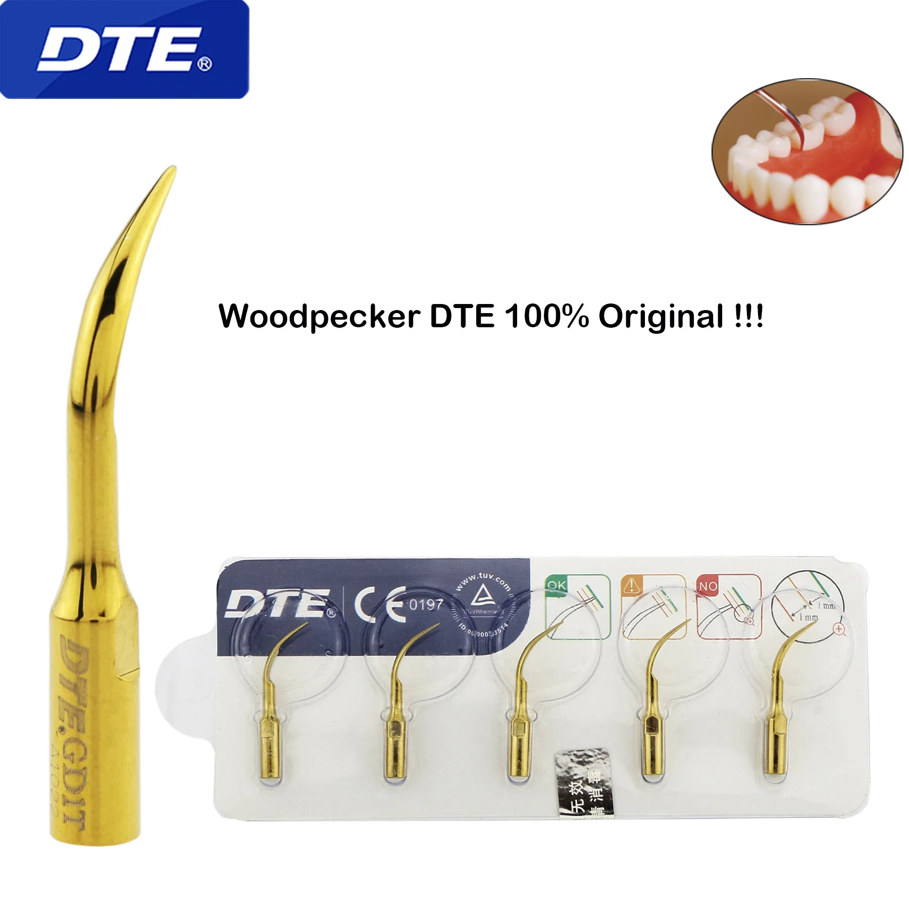Woodpecker-DTE-Dental-Ultrasonic-Scaler-Tips-Scaling-Tips-Endo-Satalec ...