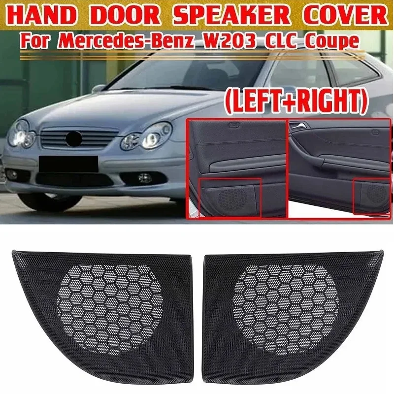 Car Front Door Speaker Cover Trim Speaker Grille Left Right For W203 ...