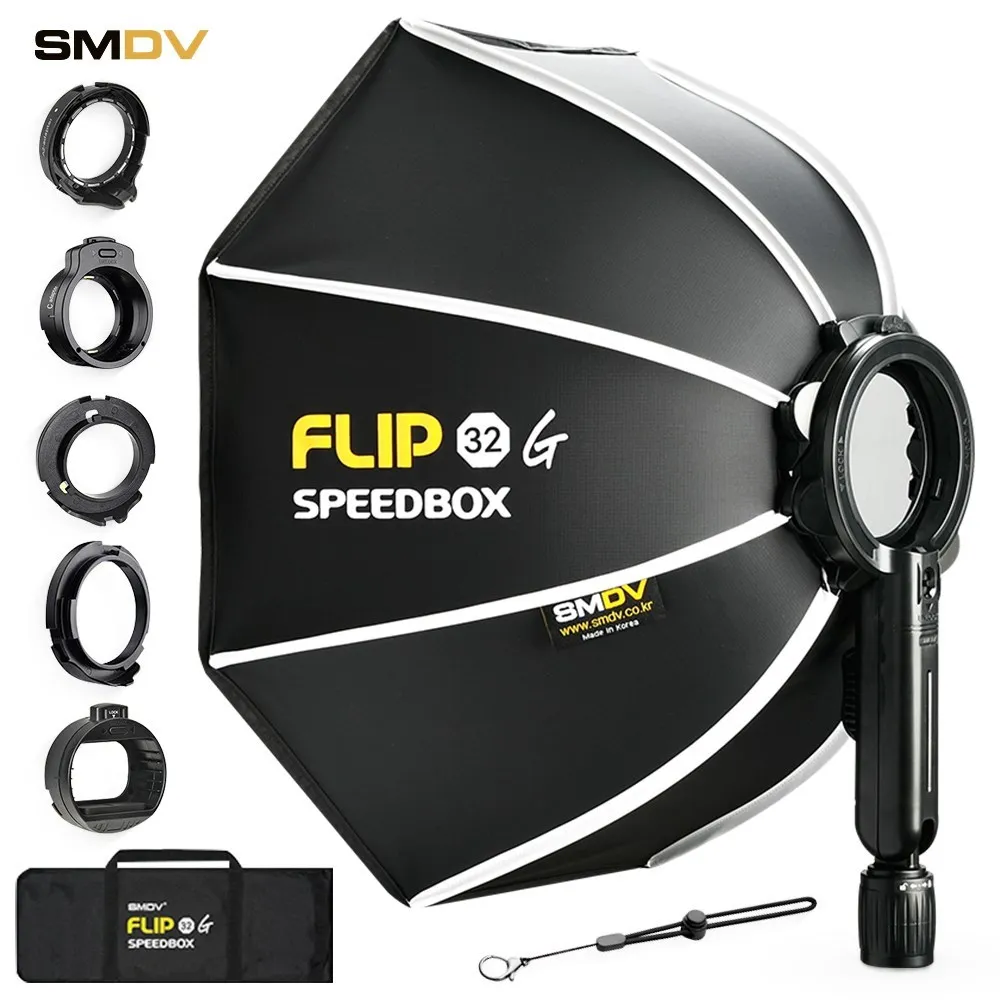 SMDV-Flip-32-Quickly-Release-Parabolic-Out-Door-Softbox-for-A2-Godox-V1 ...