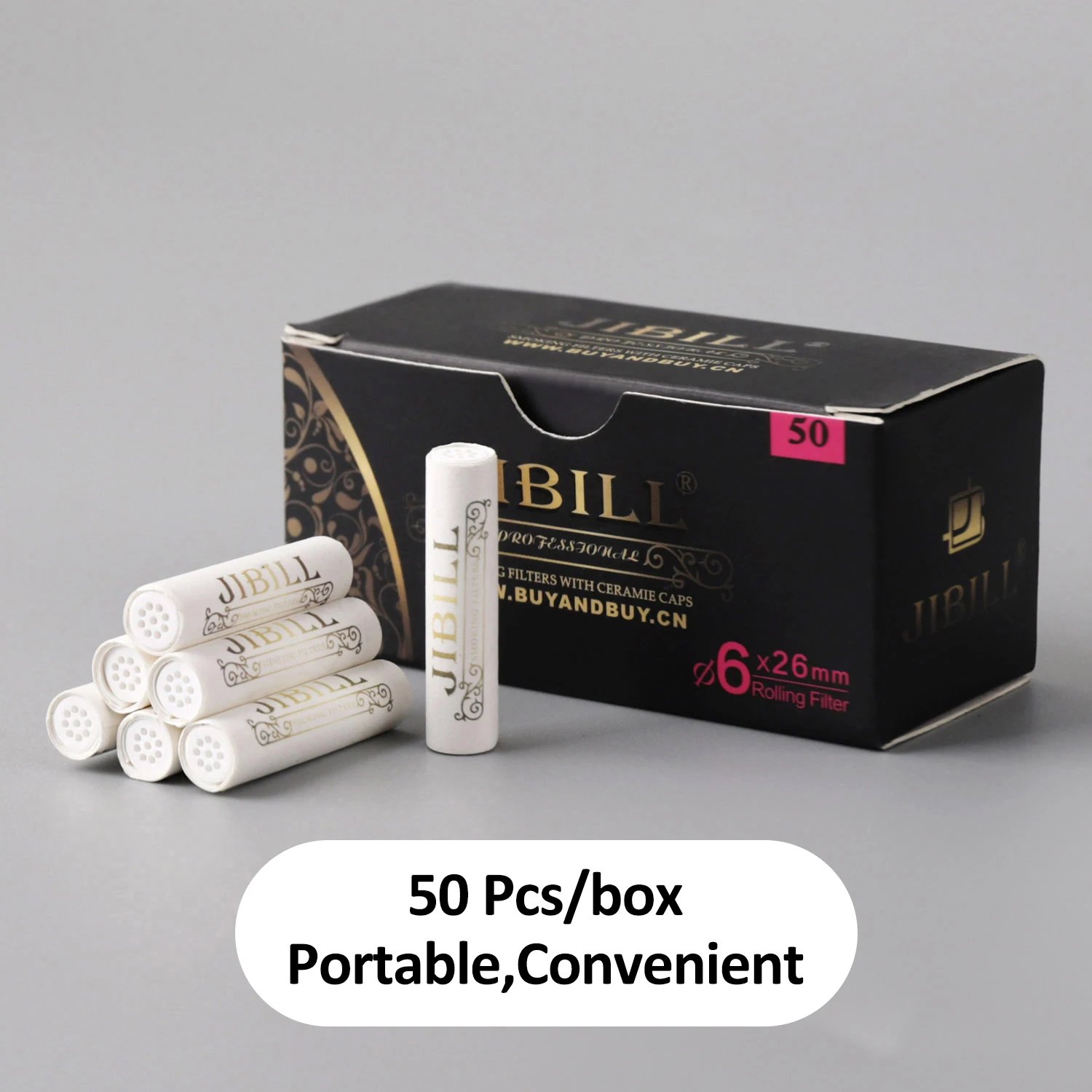 50Pcs-Smoking-Pipe-Filters-6mm-Tube-Filter-double-sided-Ceramic ...