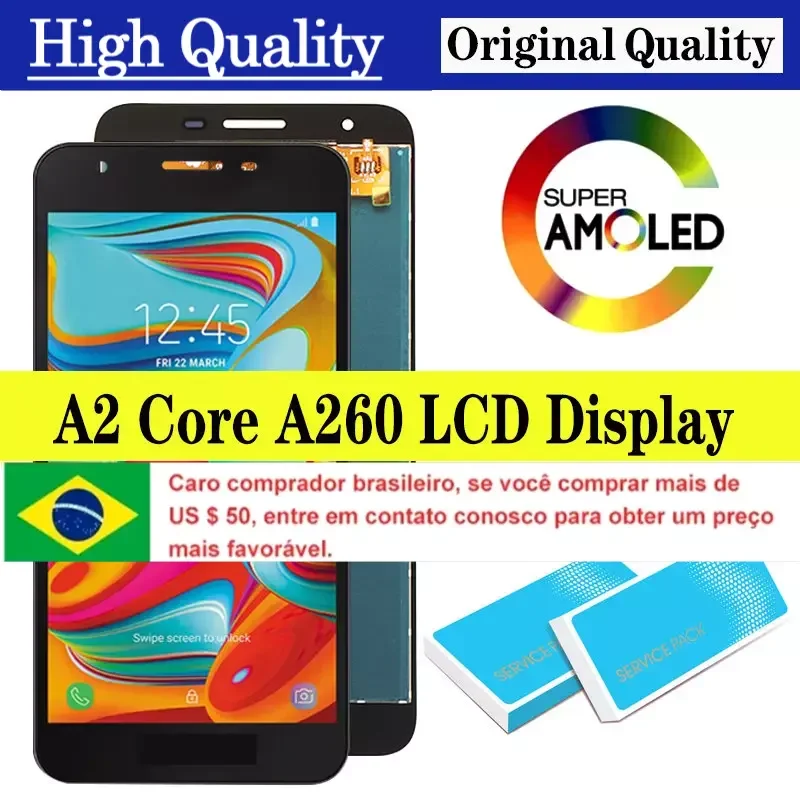 100-High-Quality-for-Samsung-A2-Core-for-Samsung-A260-LCD-SM-A260F-DS ...