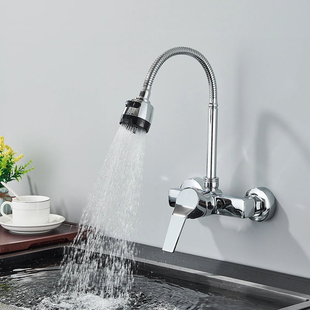 Free-Shipping-Stream-Spray-Bubbler-Bathroom-Kitchen-Faucet-Wall-Mounted ...
