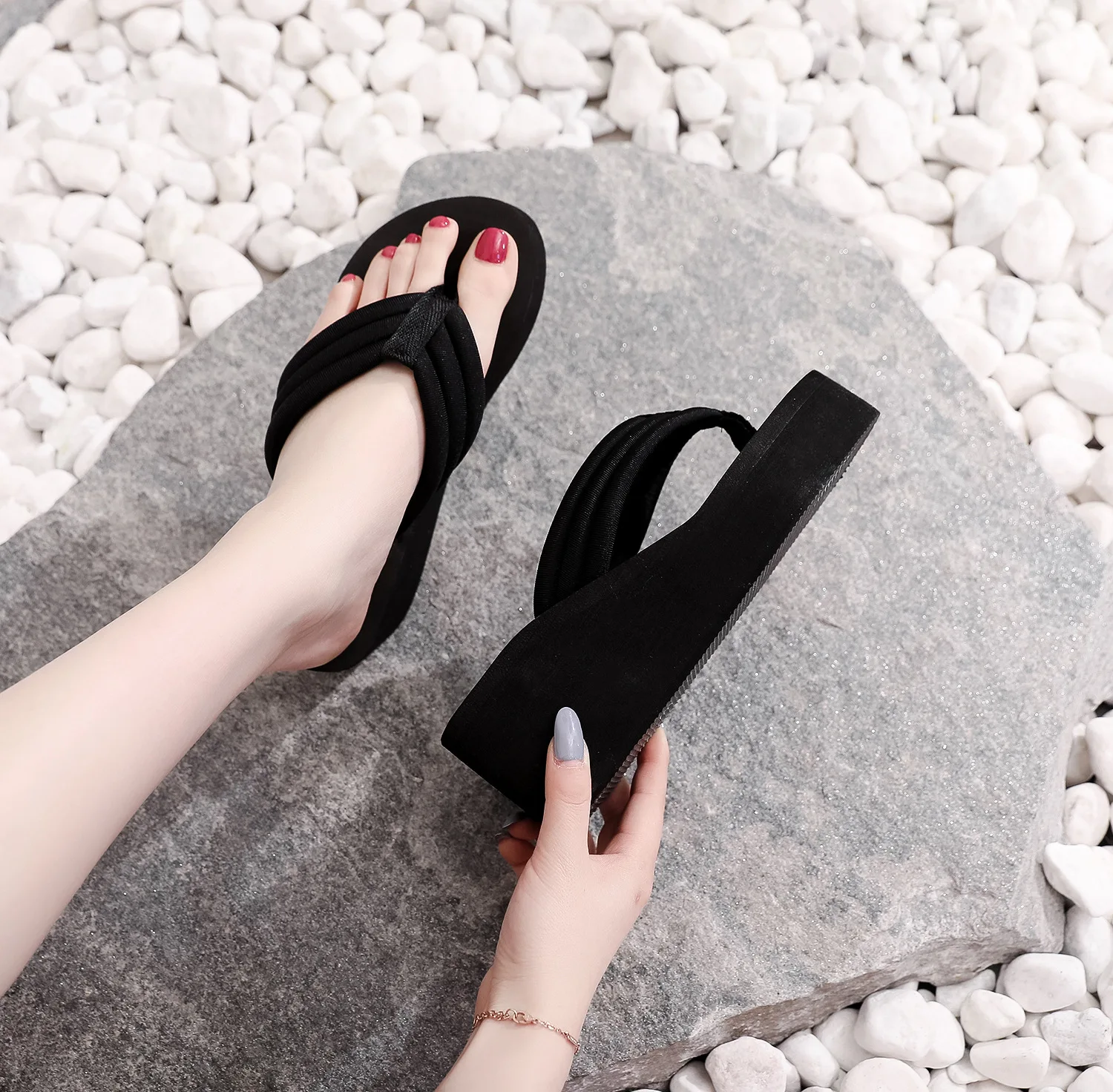 Chanclas-bohemias-con-punta-de-Clip-para-mujer-zapatillas-de-cu-a ...