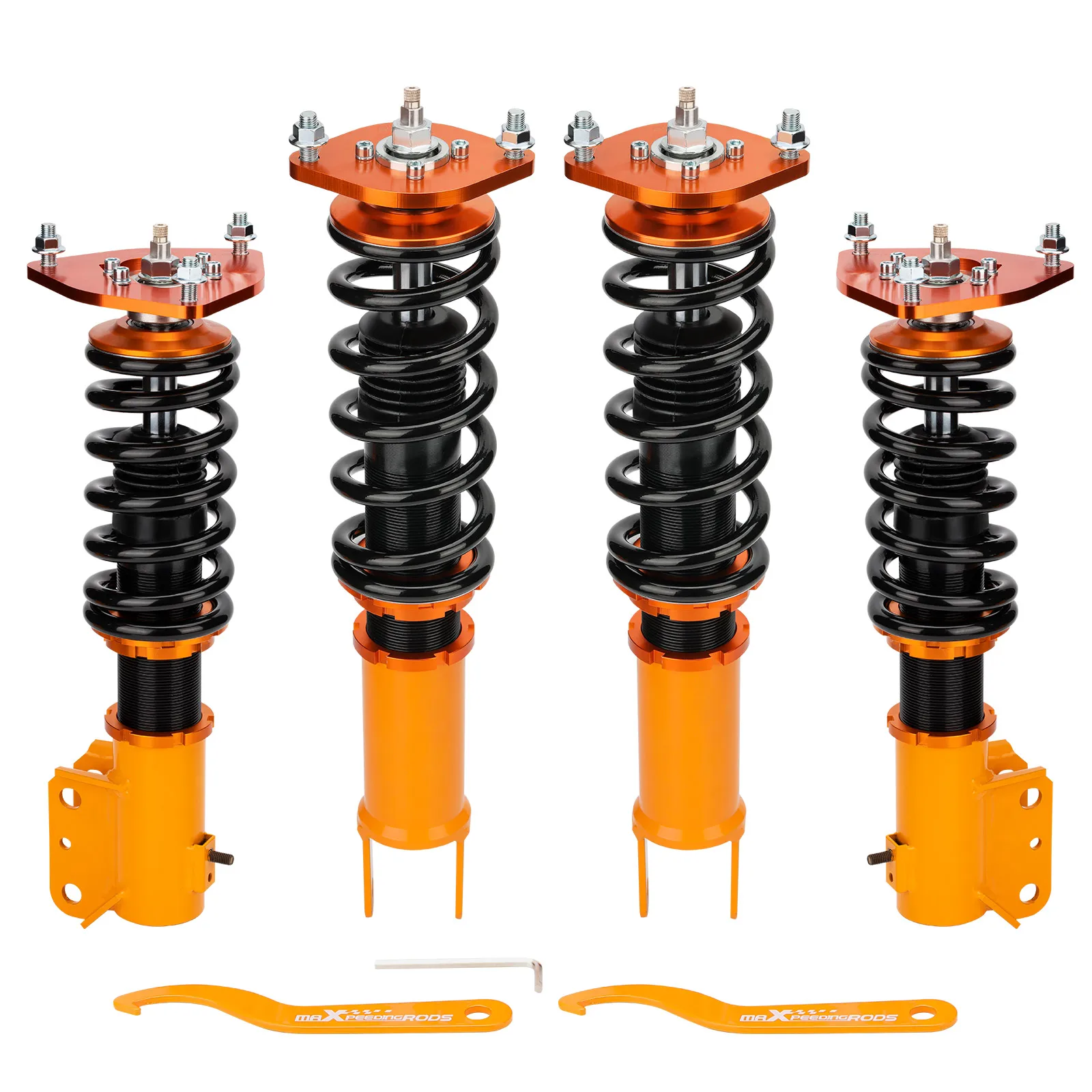 Maxpeedingrods Full Coilover Shocks Suspension for Mitsubishi Lancer ...