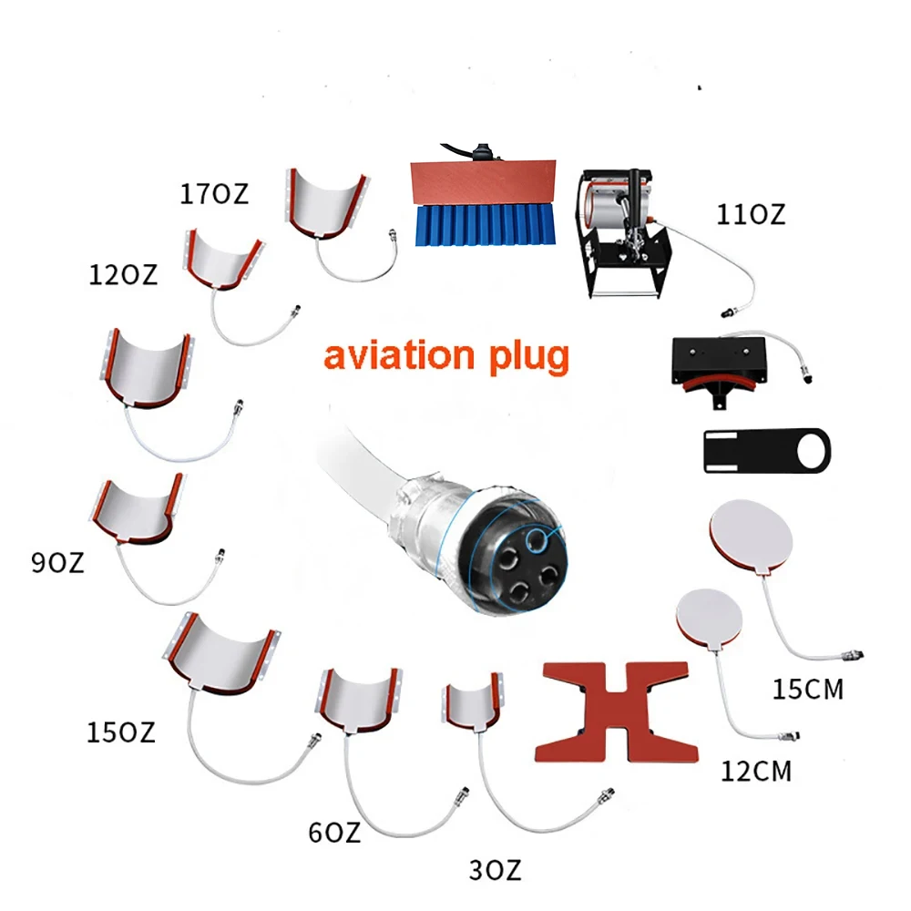 Sublimation-Machine-Silicone-Mug-Heating-Pad-Mat-Mug-Heat-Press-Parts ...