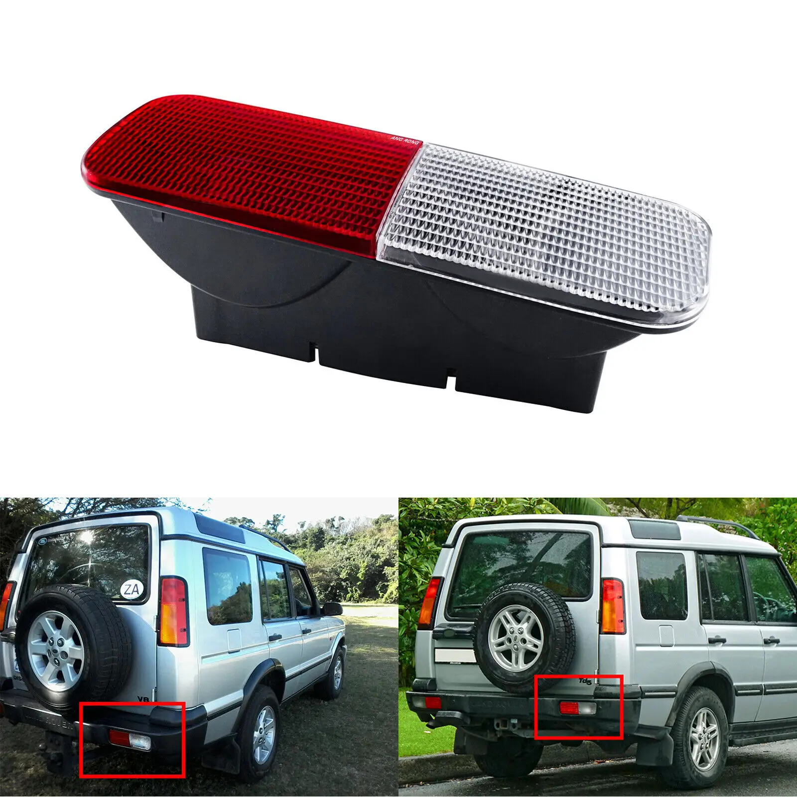 For 02-04 Land Rover Discovery 2 Right Side Bumper Reverse Fog Rear ...