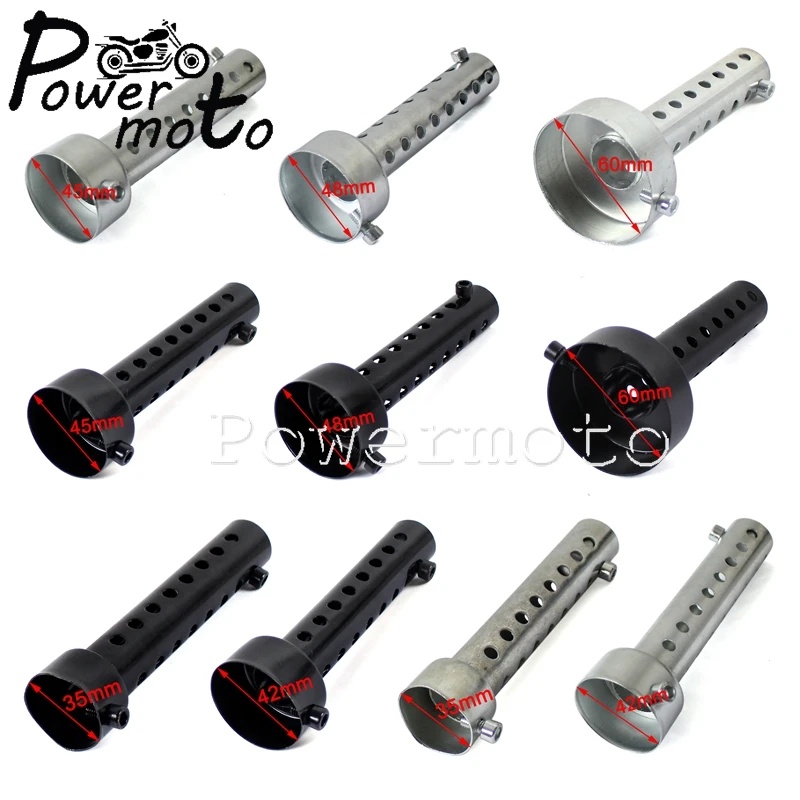 35-42-45-48-60mm-Motorcycle-Adjustable-Silencer-Noise-Eliminator ...