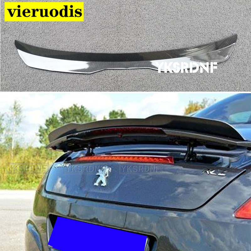 Car Styling ABS Plastic Unpainted Primer Rear Trunk Boot Wing Roof Lip ...