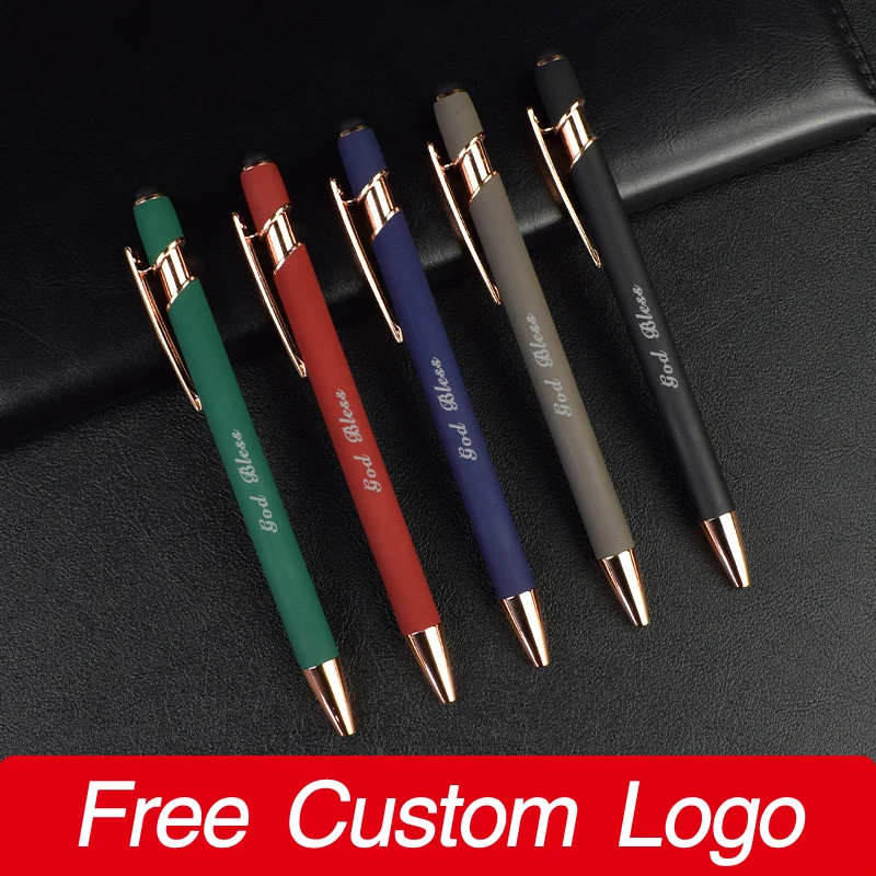 Personalized LOGO Carving Name Ballpoint Pen Custom Goodies For ...