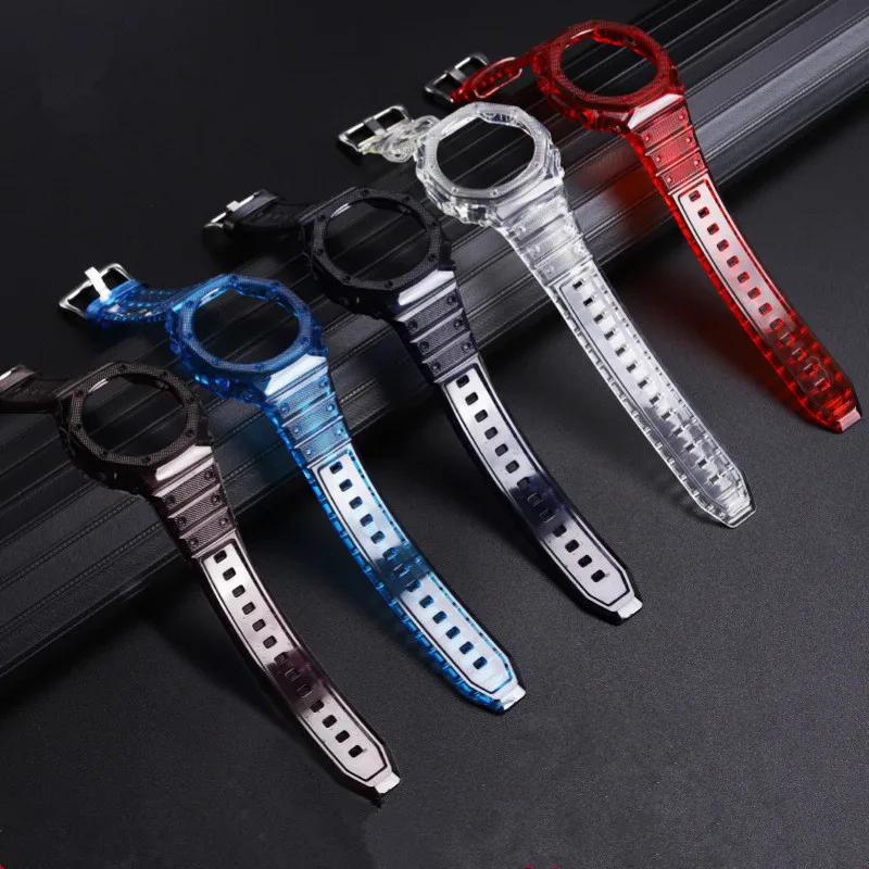 Man Silicone Watch Cover Watchband for GA2100 GM2100 Strap Protective ...