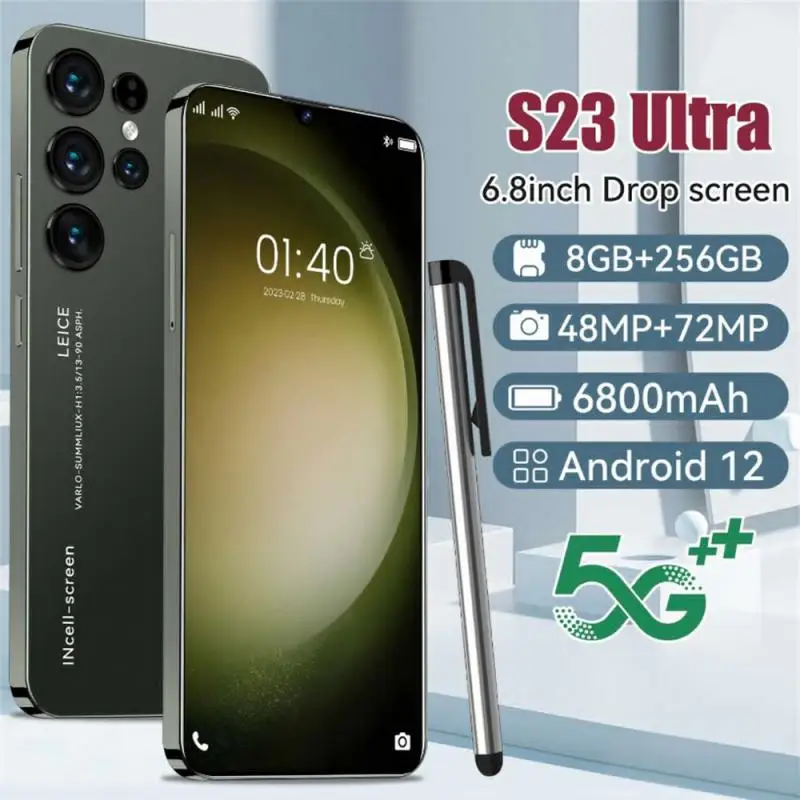 2023-New-Smartphone-S23-Ultra-8GB-256GB-Large-Memory-Android-Phone ...