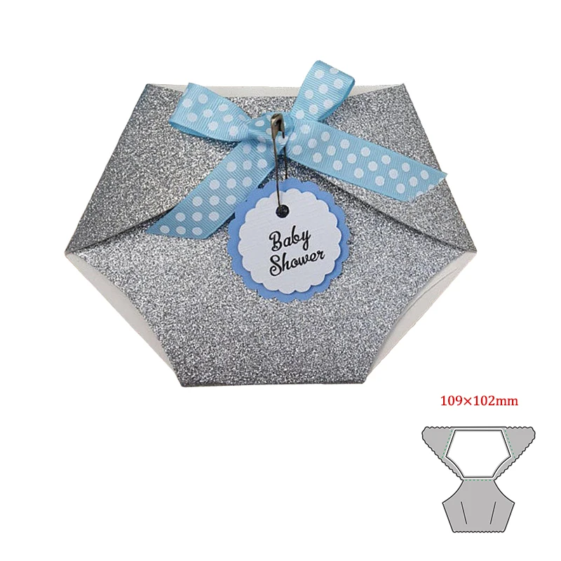 Baby Diaper Favor Template