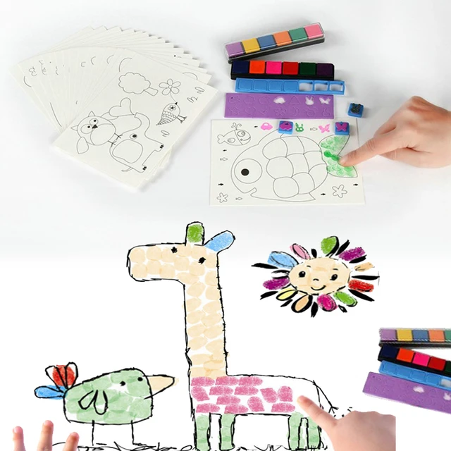 Finger Painting Animals