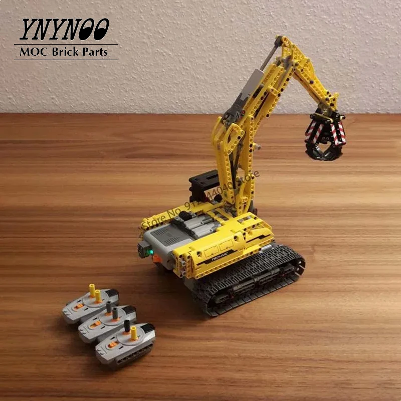 NEW-High-Tech-MOC-Brick-Model-42006-Excavator-MOD-Version-full-RC-Power ...