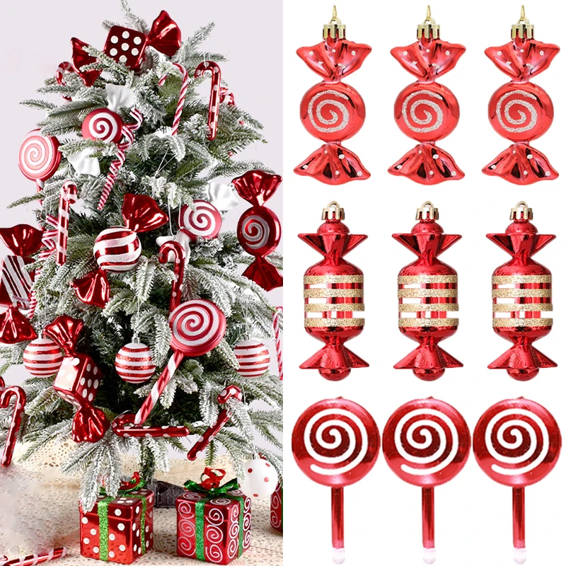 Pendant Ornaments Christmas Candy Gift | Lollipop Christmas Tree ...
