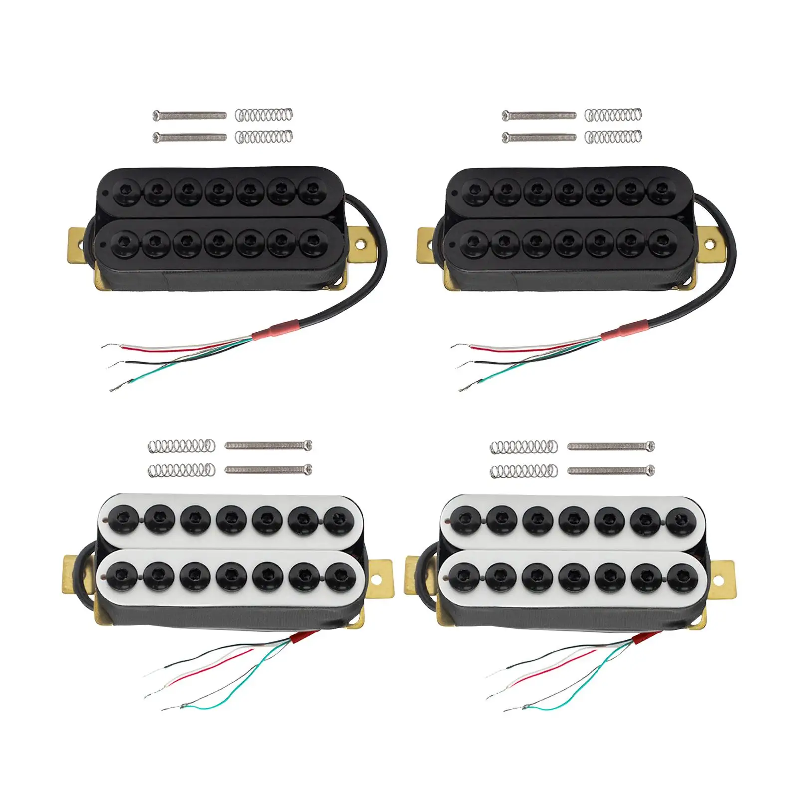 Juego de pastillas de doble bobina Humbucker de bajo ruido para ...