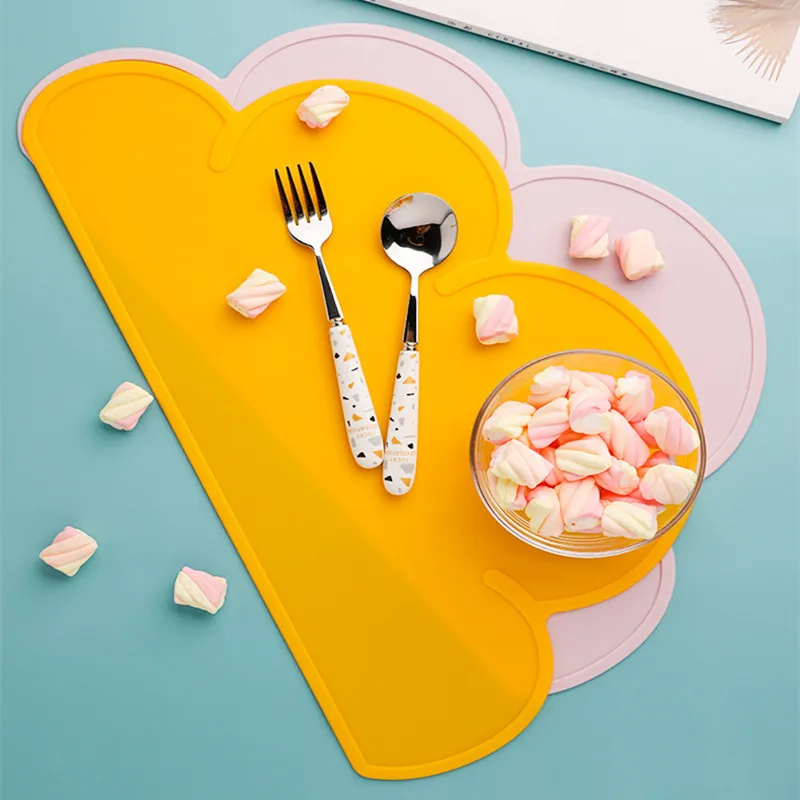 Kitchen-Table-Cloud-Shape-Silicone-Baby-Place-Mat-Non-slip-Heat ...