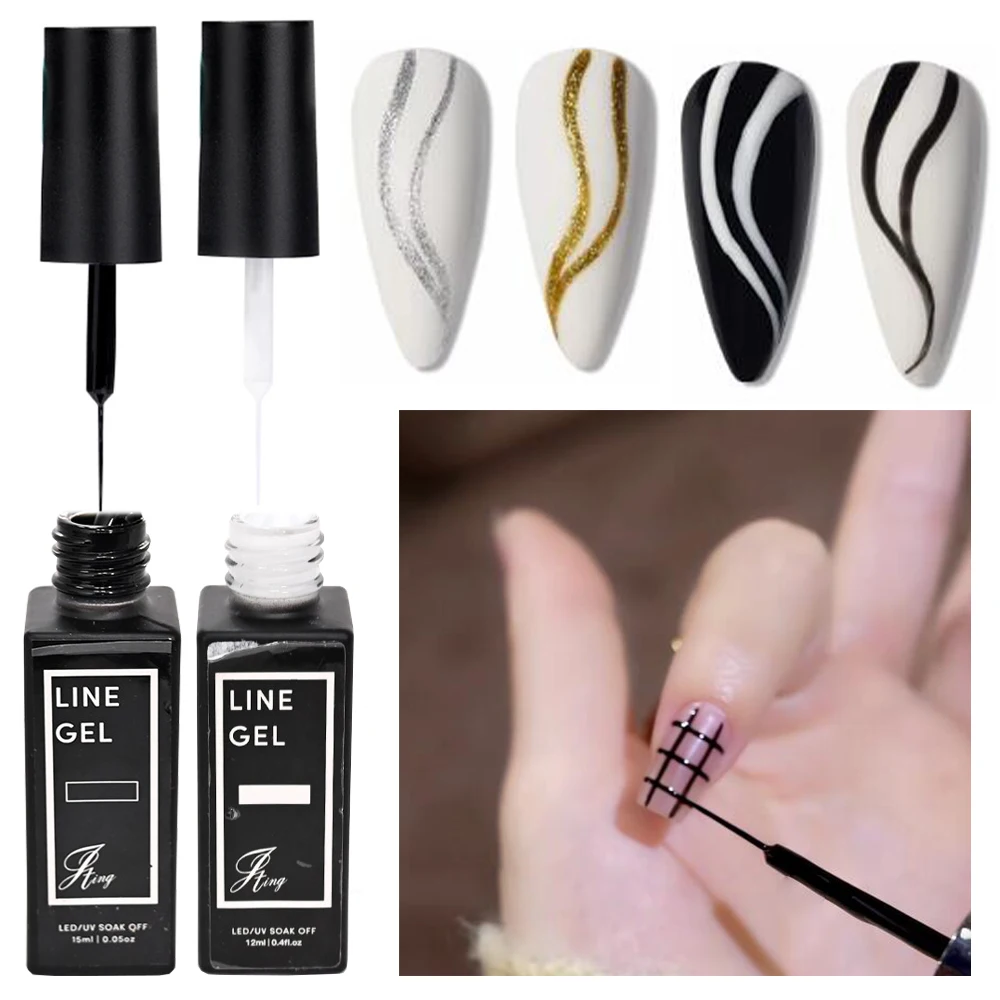 12ml-Easy-French-Liner-Nail-art-Polish-2in1-Ultra-fine-Brush-Head ...