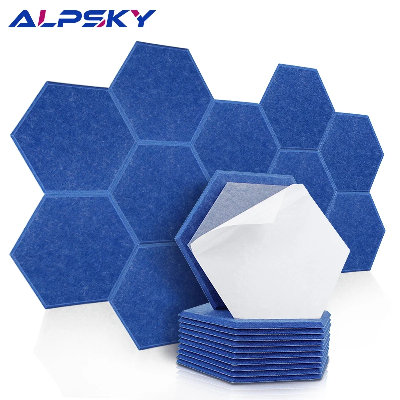 3Pcs-Hexagon-Polyester-Soundproofing-Wall-Panels-Sound-Proof-Self ...