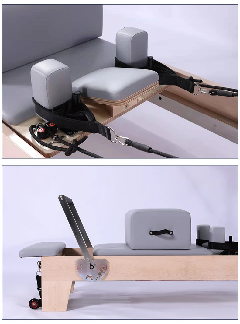 The Pilates Reformer Oak Wood - FitMed