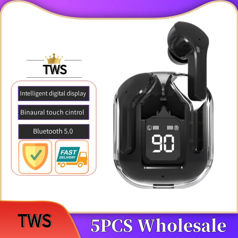 5PCS-T6-TWS-Earbuds-Wireless-Bluetooth-5-0-ENC-Gaming-Headsets-Noise ...