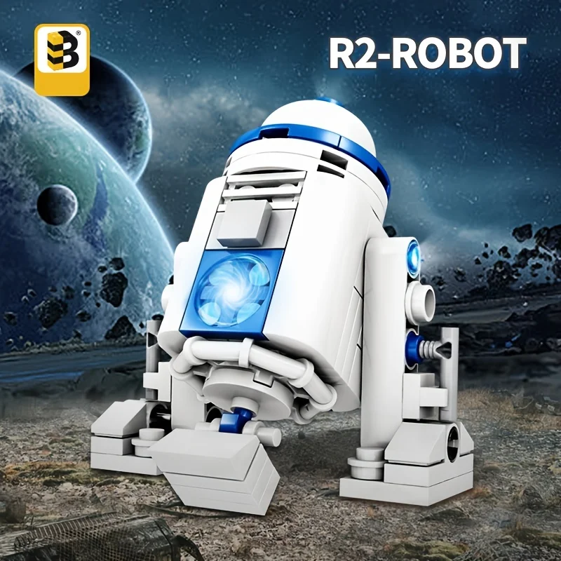100+pcs Building Block Kit Toy R2 Robot toy Gift Science fiction series ...