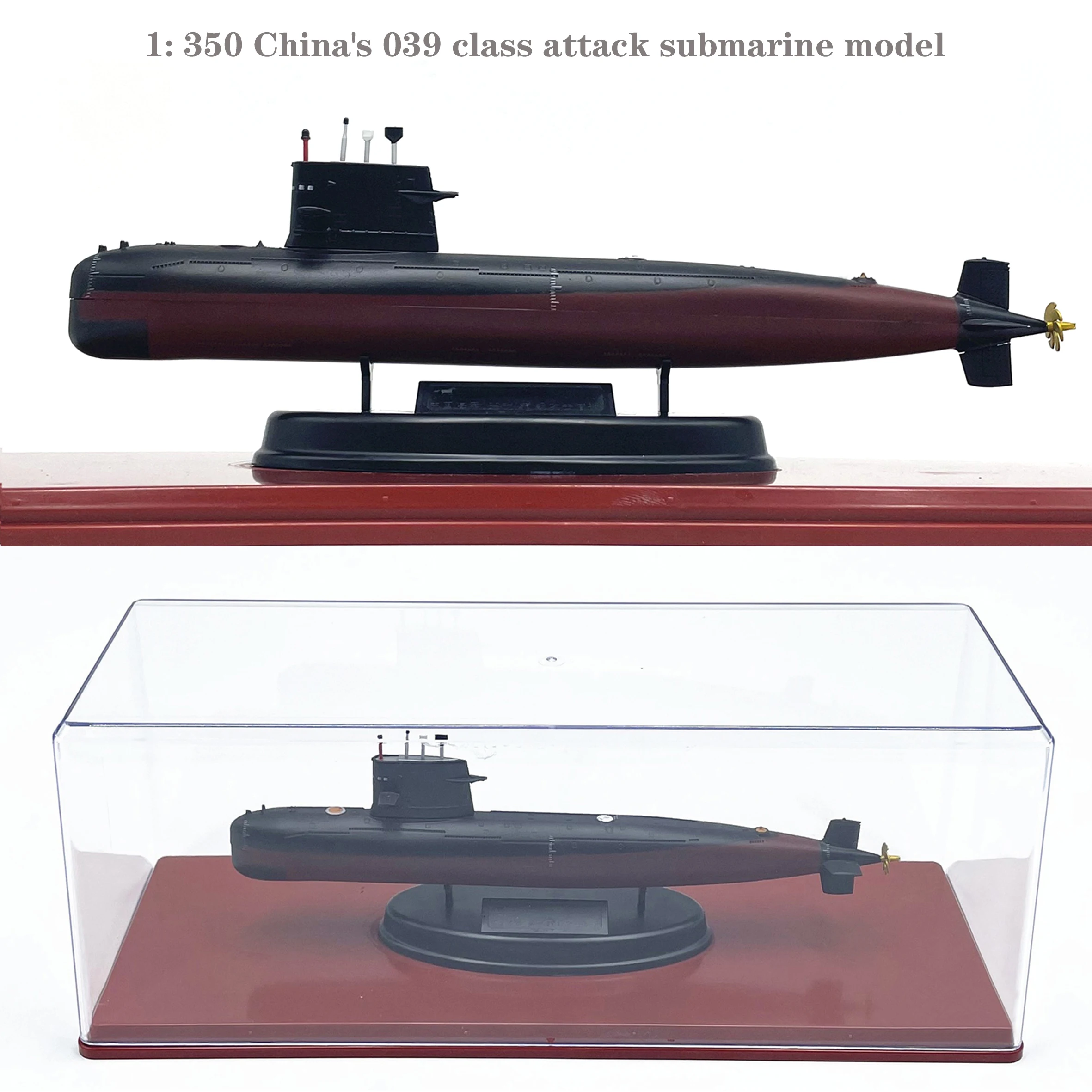 China-039-classe-ataque-modelo-submarino-pl-stico-acabado-produto-cole ...