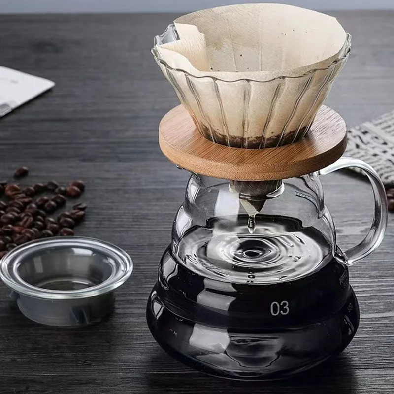 Wholesale-Custom-Pour-Over-Coffee-Tea-Dripper-Portable-Reusable-Clever-Smart-Glass-Filter-With ...