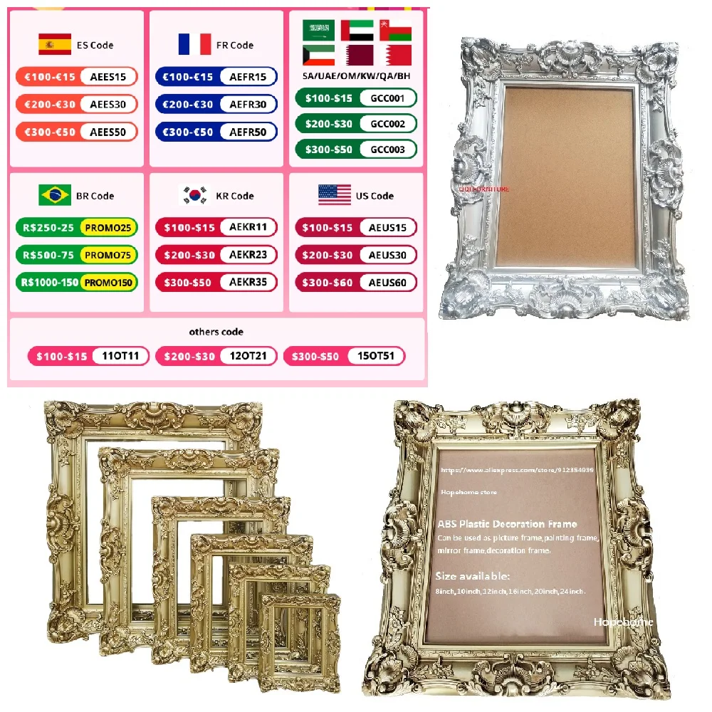 European-Style-Plastic-Picture-Photo-Frame-Wedding-Fashion-Married ...