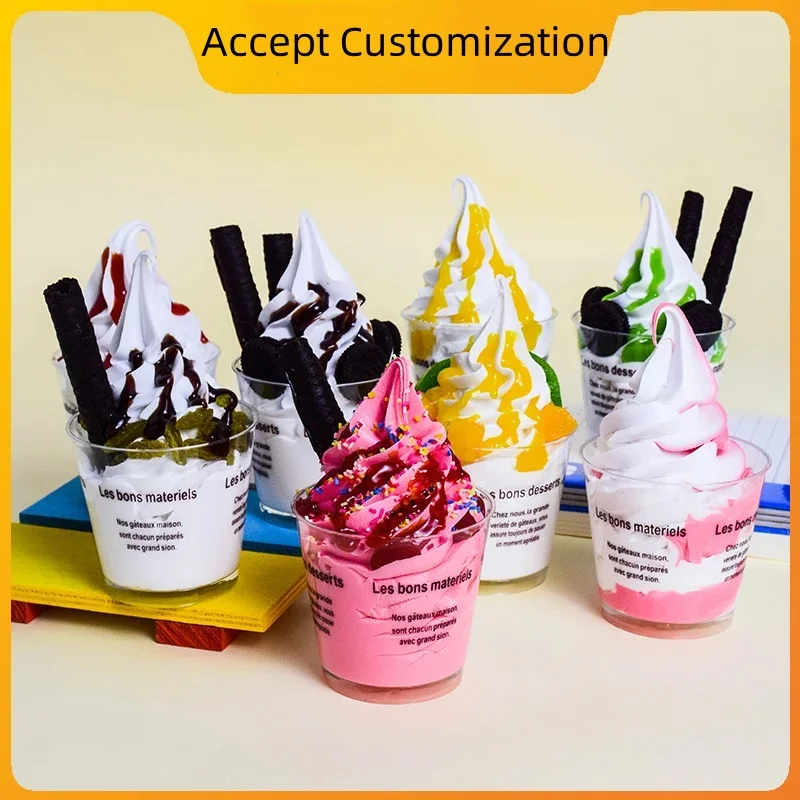 Dessert Shop Sundae Simulation Ice Cream Model Simple Design ...