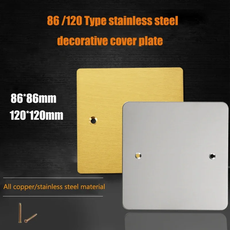 86-120-Type-Stainless-Steel-Gold-Embedded-Bottom-Box-Panel-Wall-and ...