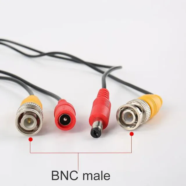 Camera Extension Cable BNC DC CCTV Camera Cable - Power & Video ...