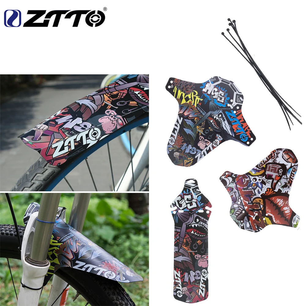 ZTTO-1-Set-MTB-Short-Long-Mud-Removal-Mudguard-Bicycle-Front-Rear ...